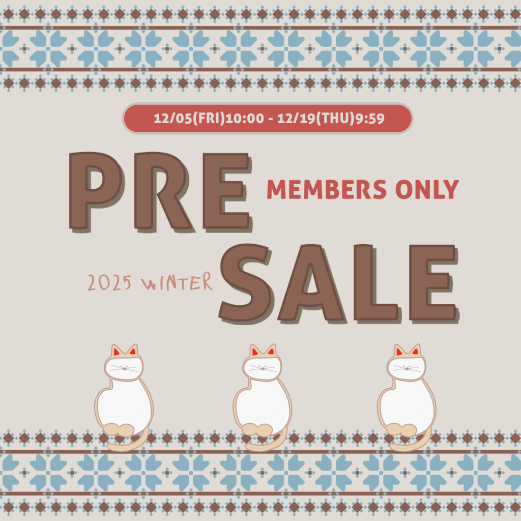 moimoln | | もくもく会員様限定「2025冬PRE SALE」スタート！